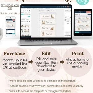 Teacher Toolbox Labels | Elementary Classroom Decor| Boho Woodland ...