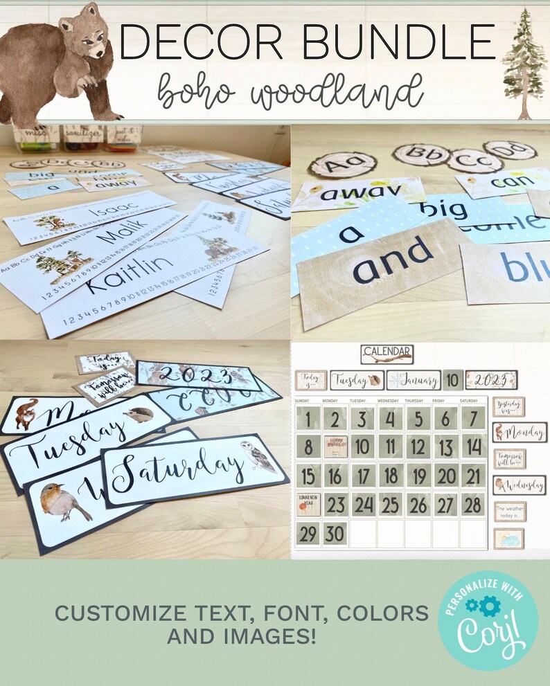 Classroom Decor Bundle Elementary Decor Package Boho - Etsy