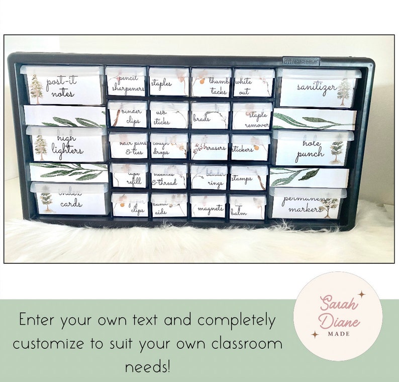 Teacher Toolbox Labels Elementary Classroom Decor Boho - Etsy