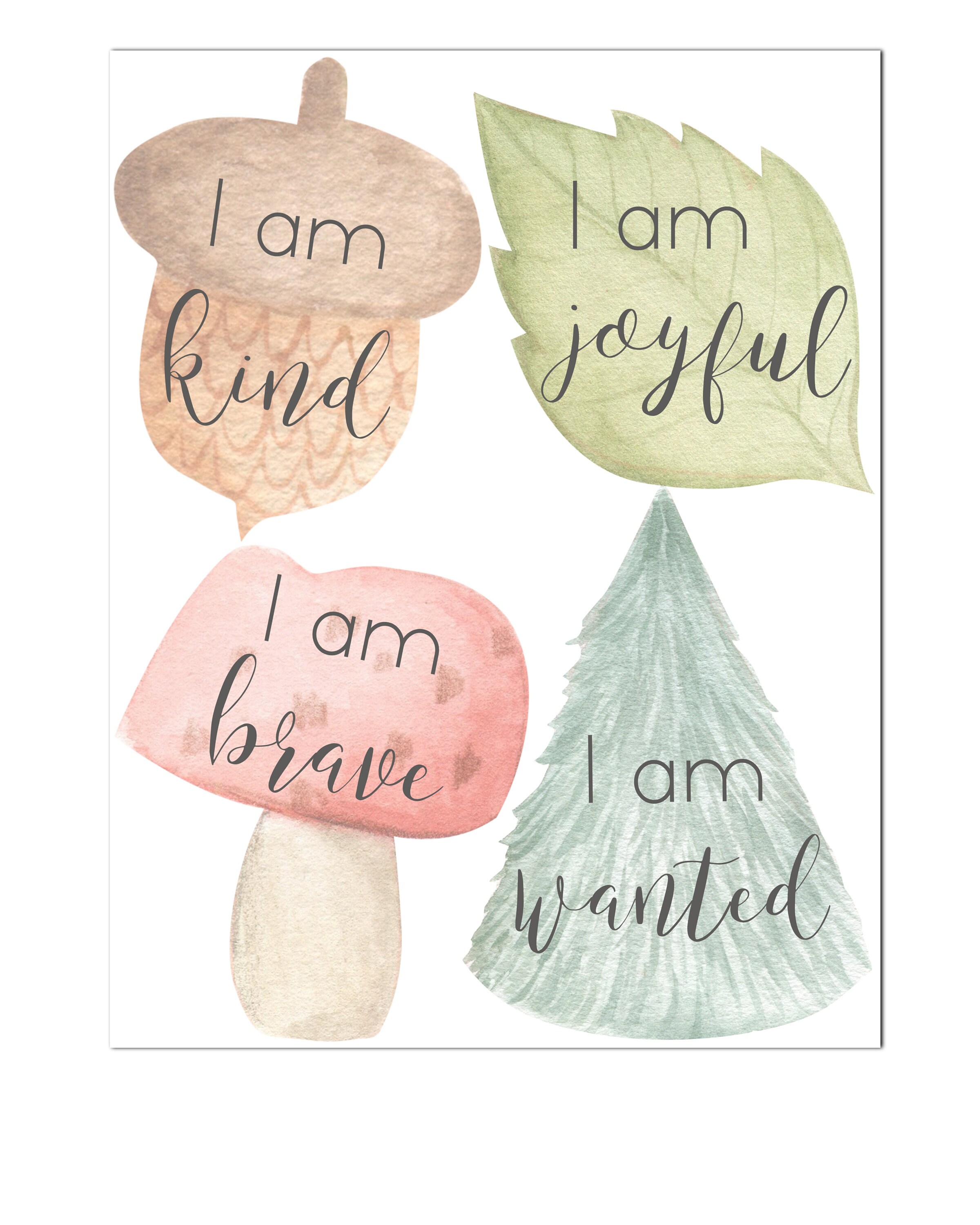 Affirmation Station | Elementary Classroom Decor Bundle | Boho Woodland ...