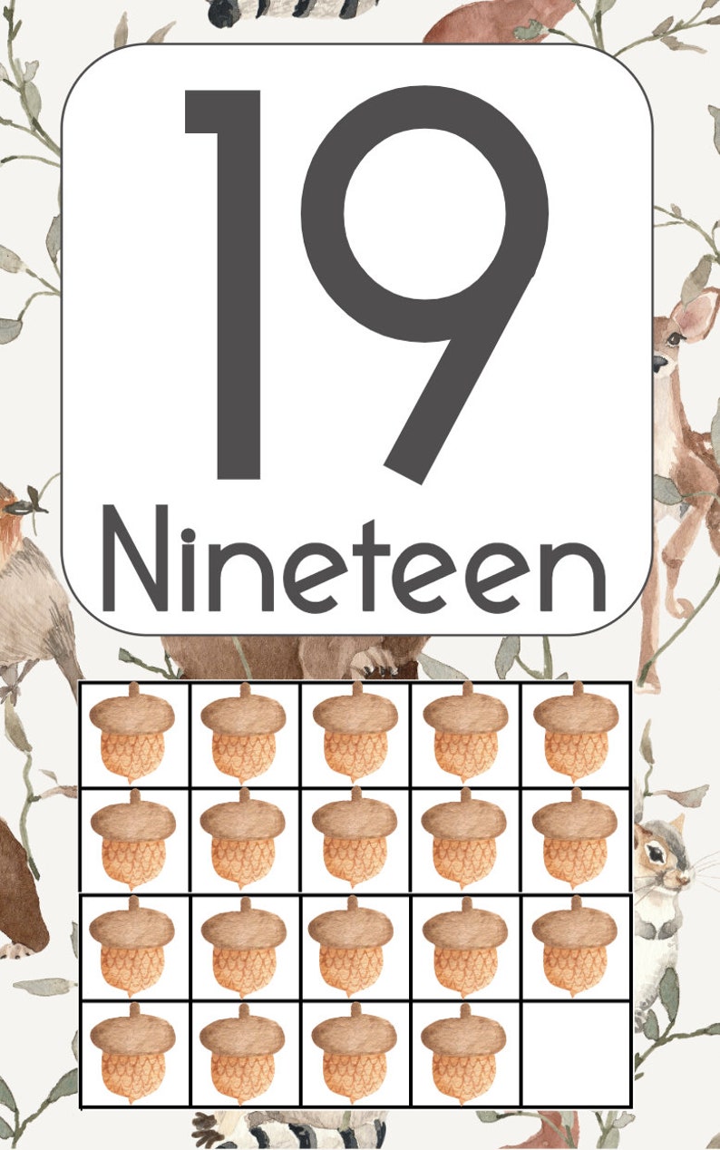 Number Display Cards Elementary Classroom Decor Bundle - Etsy