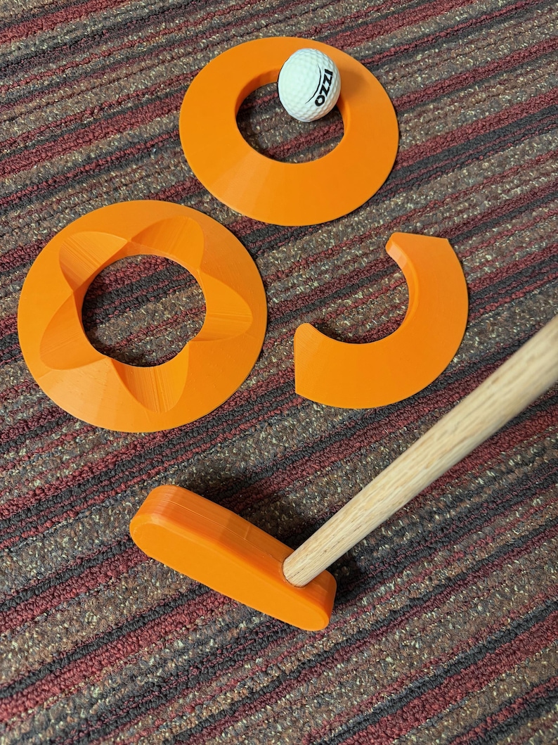 Indoor Golf Holes and Golf Club, Stl Files for 3d Printing. Download ...