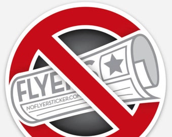 No flyers | Etsy