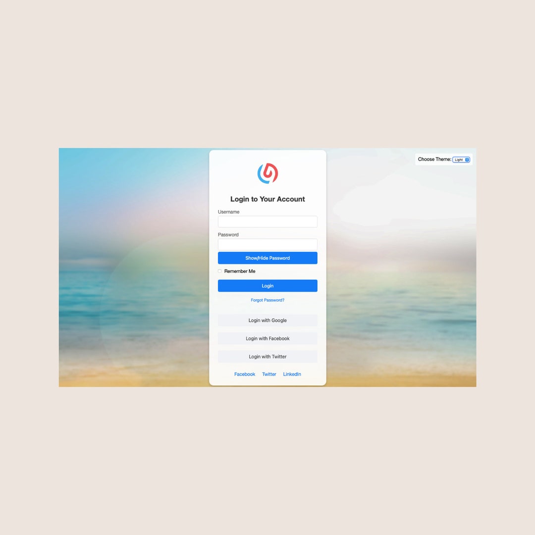 Customizable Login Page Kit Pre-made UI Template for Websites - Etsy