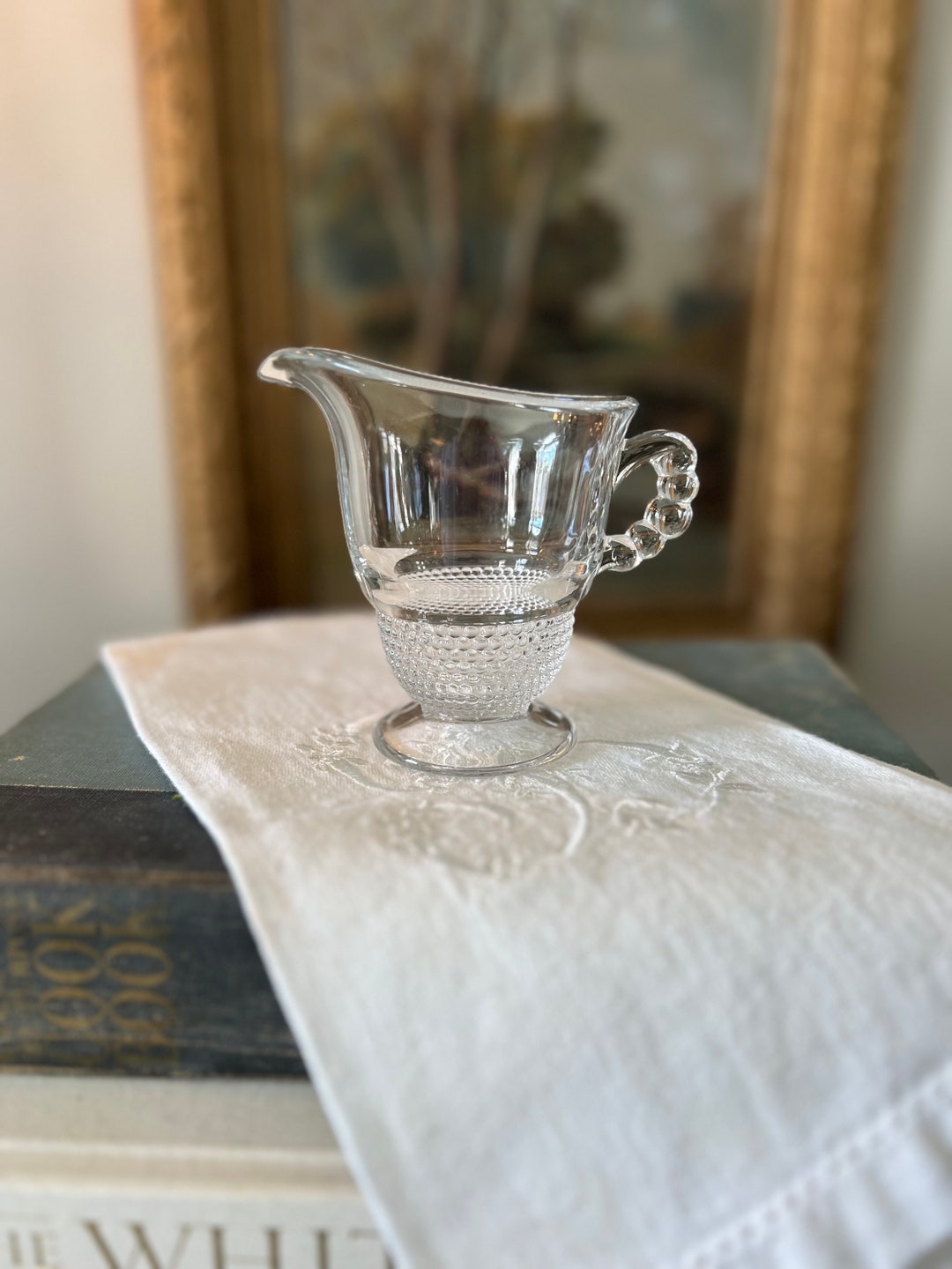 Teardrop Creamer - Duncan Miller Glass Company - 1935-1955 - Etsy