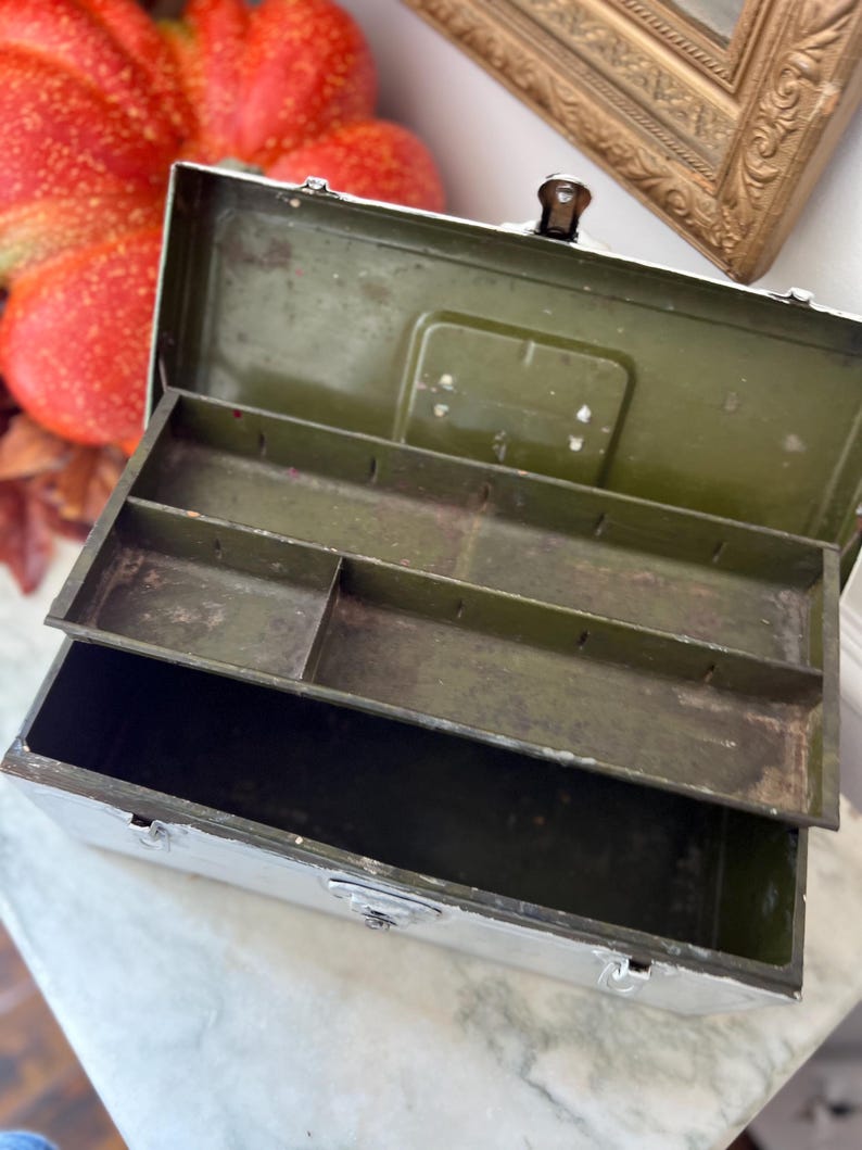 1950s Climax Toolbox Painted in Rustic Condition Use for Decor or ...