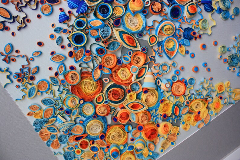 Quilling color gradient | Etsy