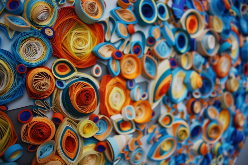 Quilling color gradient | Etsy