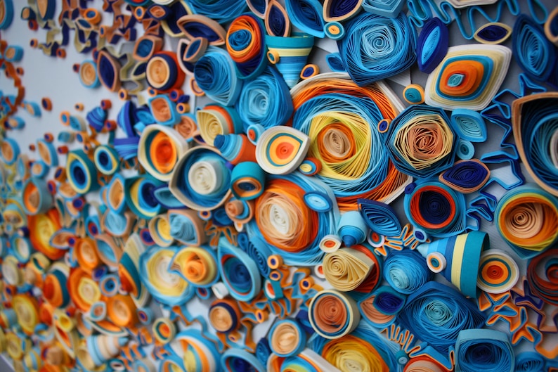 Quilling color gradient | Etsy