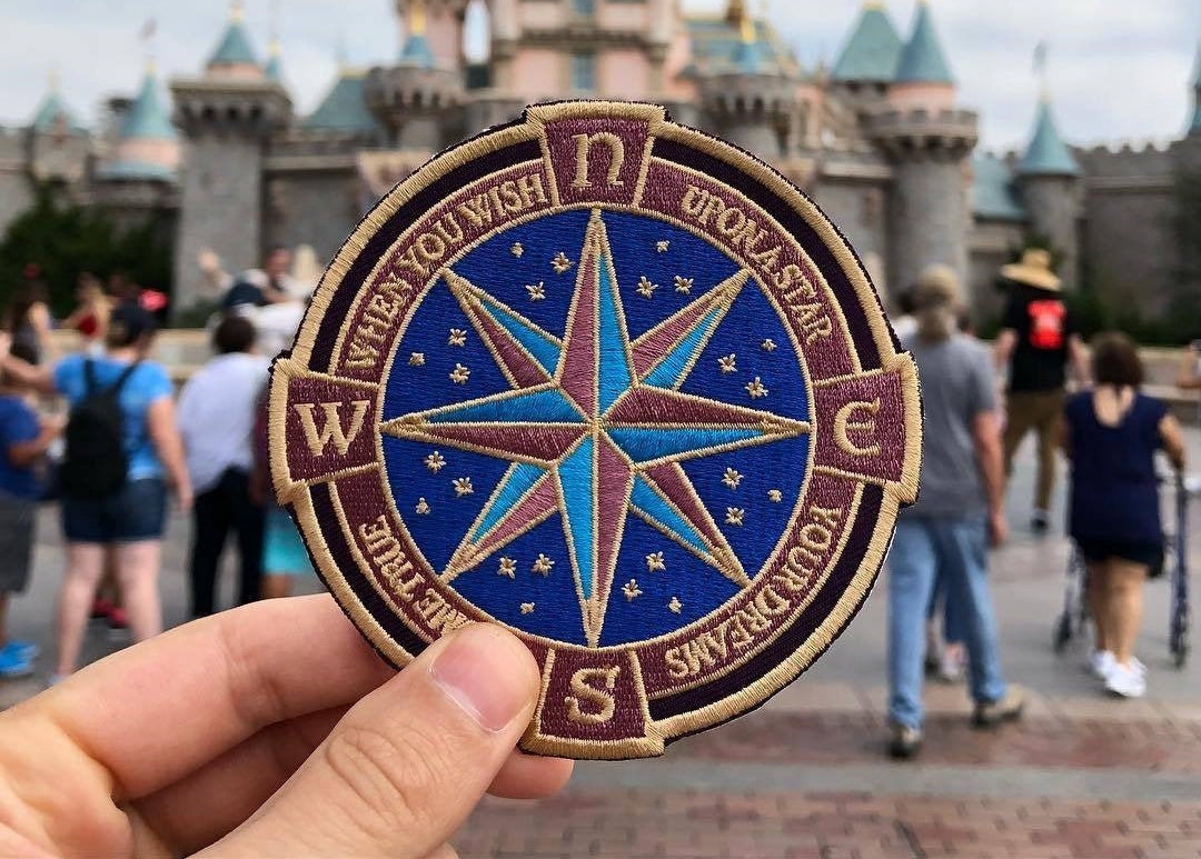 When You Wish Compass 4" Patch - Etsy