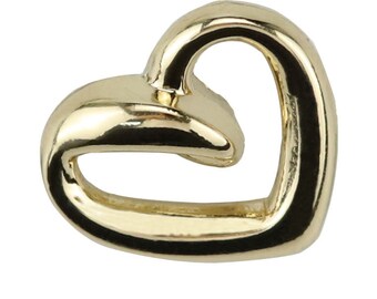 Gold Heart Buttons | Etsy