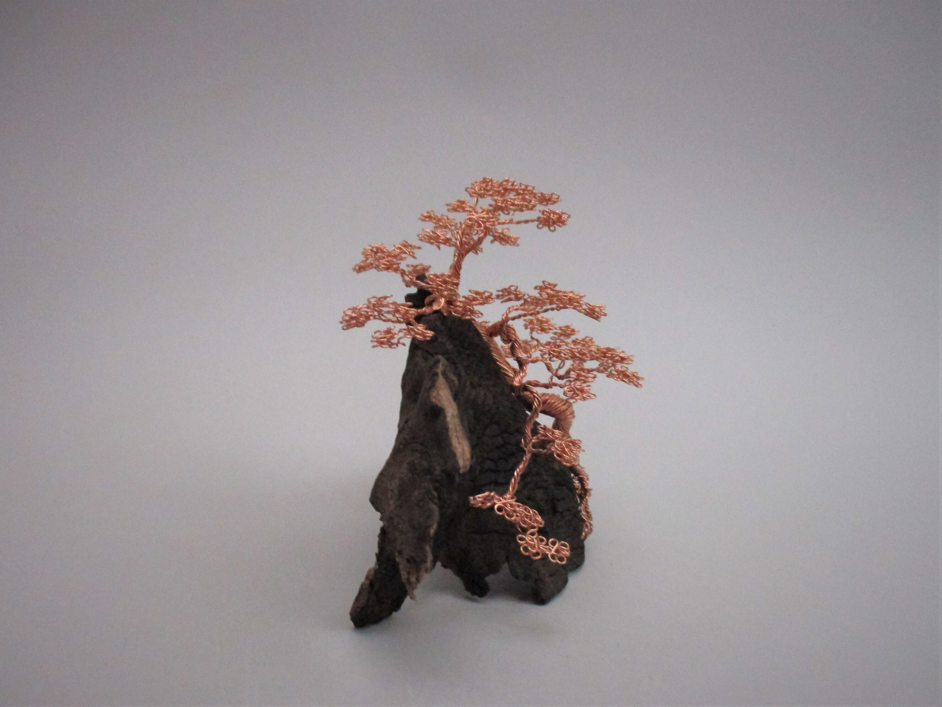 Copper Tree on Unique Driftwood - Etsy