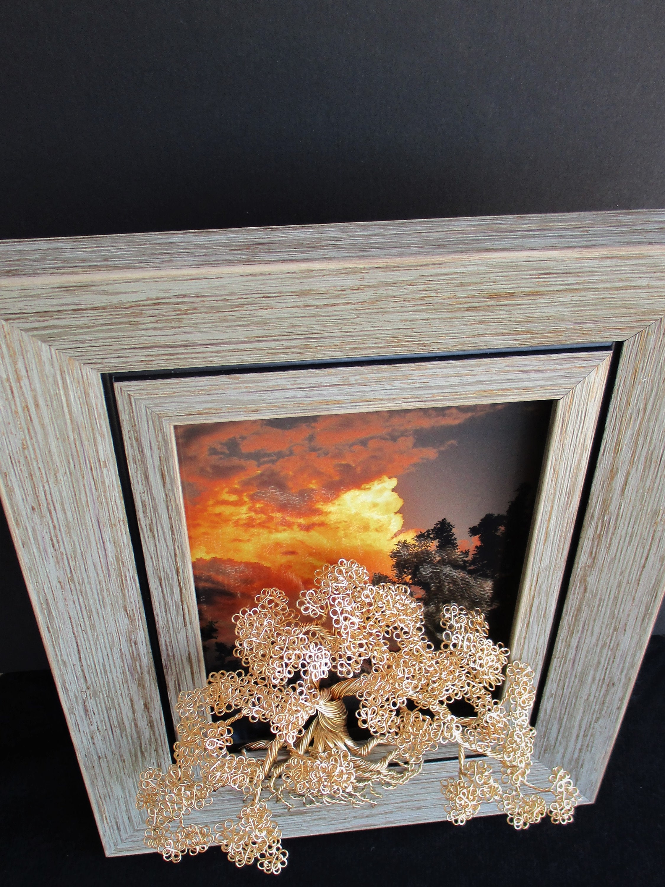 Gold Tree With Sunset Photo - Etsy