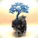 Blue Wire Tree on Driftwood - Etsy