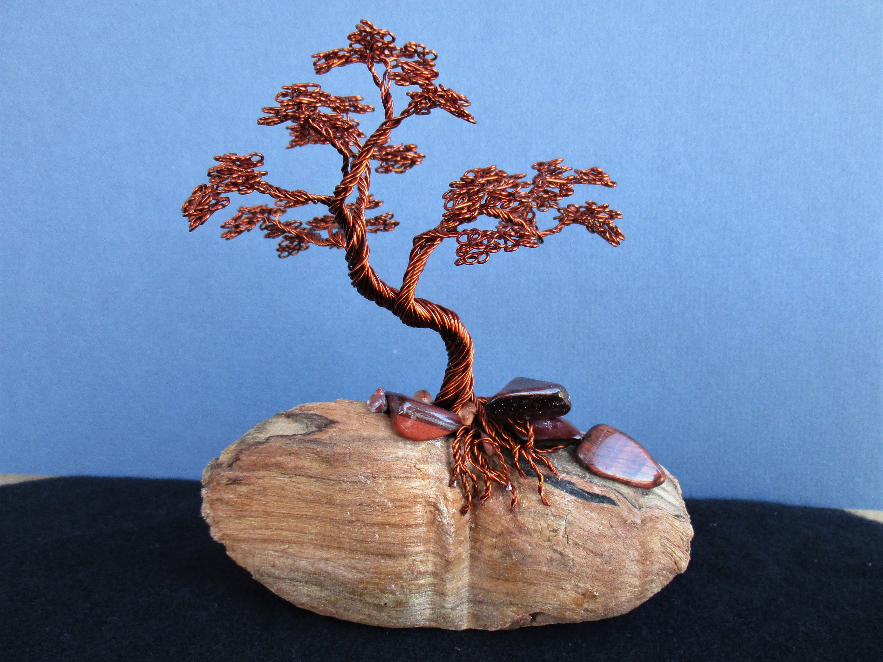 Pretty Tree on Driftwood Polished Rock Accents - Etsy