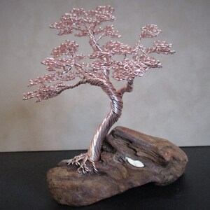 Pink Wire Tree Mounted on Driftwood - Etsy