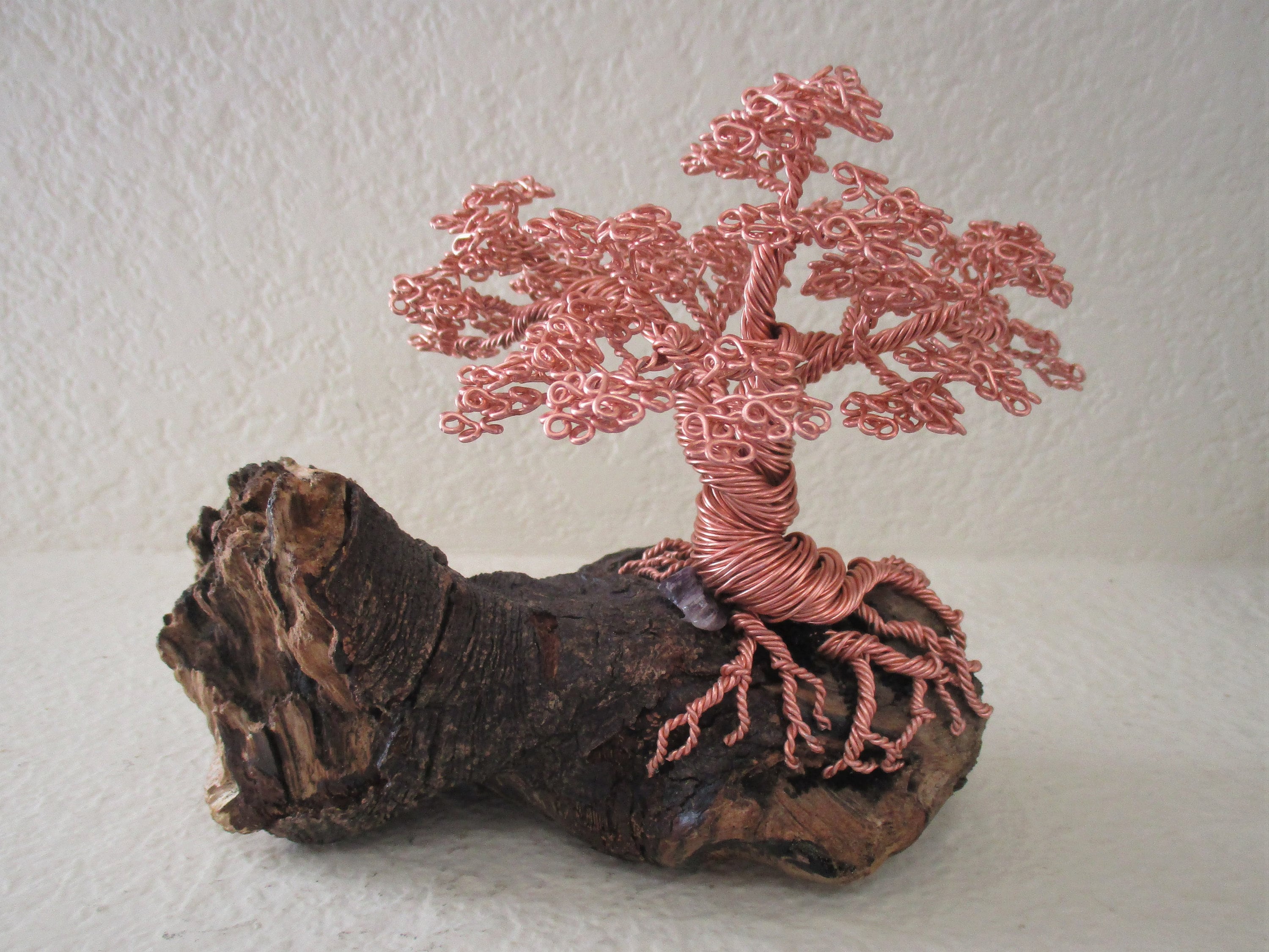 Aluminum Wire Tree on Driftwood - Etsy