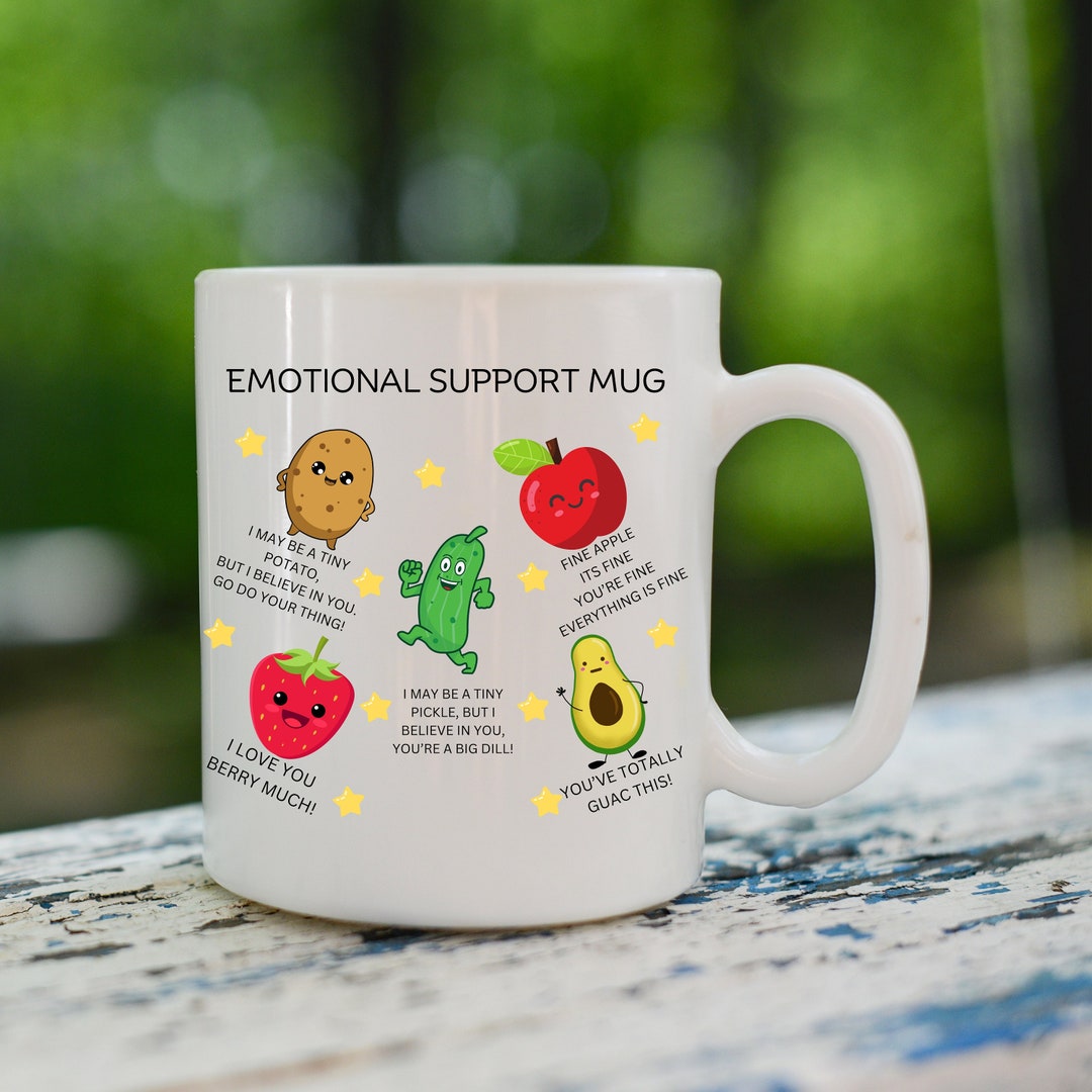 Emotional Support Gift, Emotional Support Pickle, Positive Fruit Gift ...