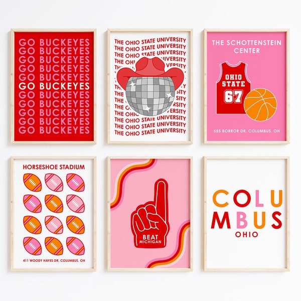 Ohio State Prints Cute - Etsy