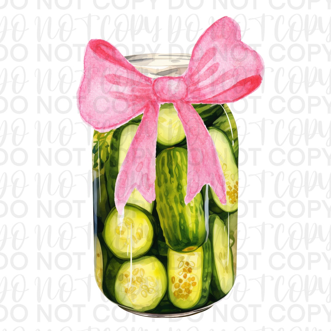 Coquette PNG, Pickle PNG, Pink Bow - Etsy