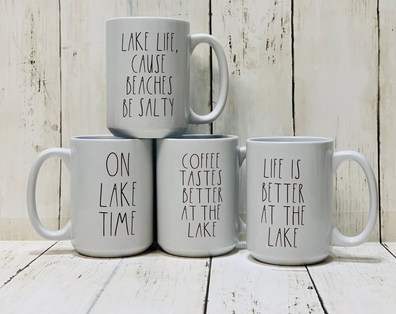 Lake Life Beach Life Summer Fun Coffee Mug Mugs in Rae - Etsy