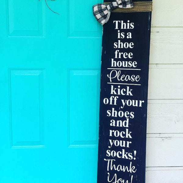 Take off Shoes Sign - Etsy