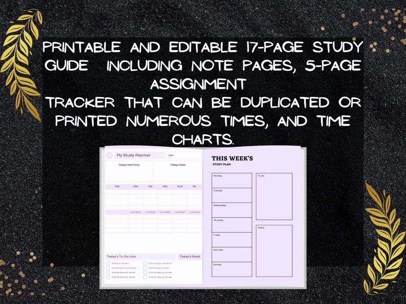17-page Study Guide Printable and Editable Bundle Nursing Psychology ...