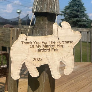 Livestock Stall Sign, 4H, Fair Animal Sign, Show Animal - Etsy