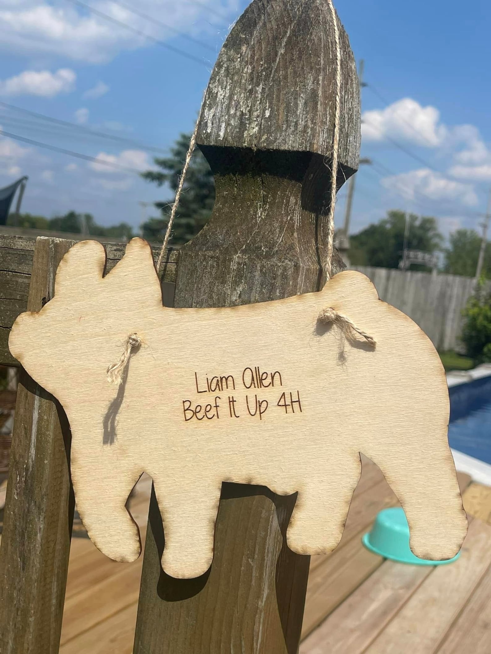 Livestock Stall Sign, 4H, Fair Animal Sign, Show Animal - Etsy