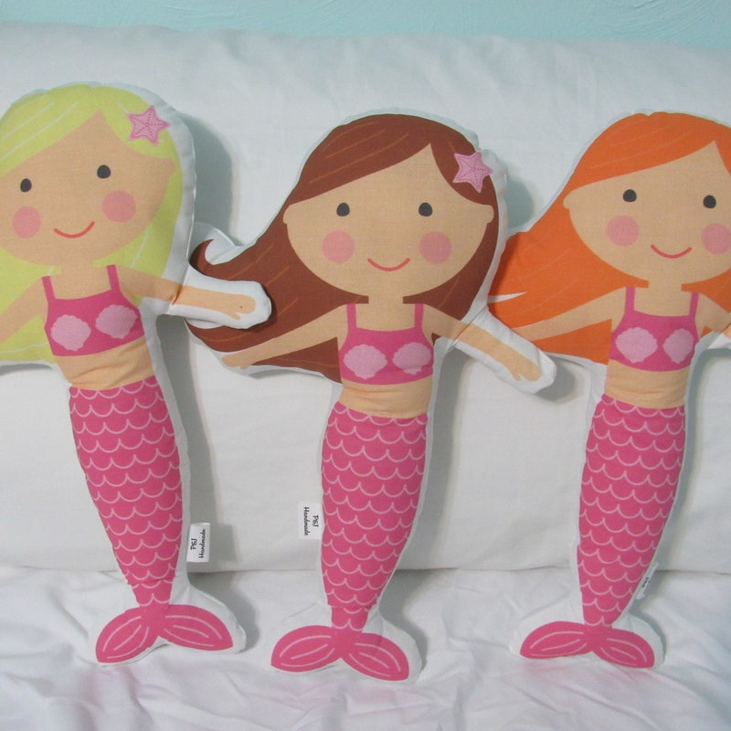 Mermaid Pillow Doll - Etsy