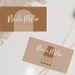 Editable Boho Business Card Canva Template, Printable Terracotta ...