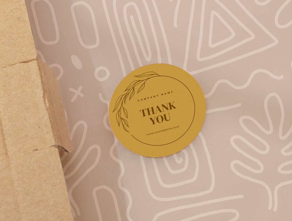 Editable Boho Aesthetic Labels for Canva Printable Business - Etsy