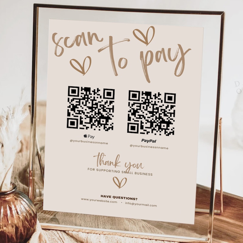 Payment Methods Flyer - Etsy