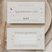 Printable Booking Reminder Template Canva, Editable Appointment Card ...