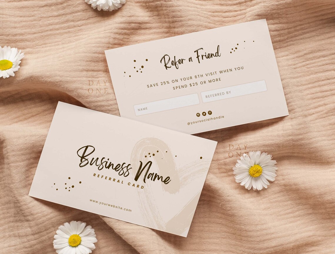Editable Rewards Card Template Printable Beauty Salon - Etsy