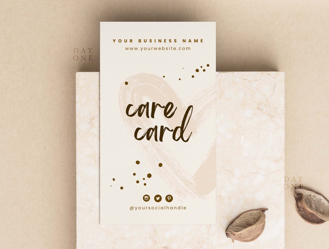 Custom Wash Care Card Template Printable Garment Care - Etsy