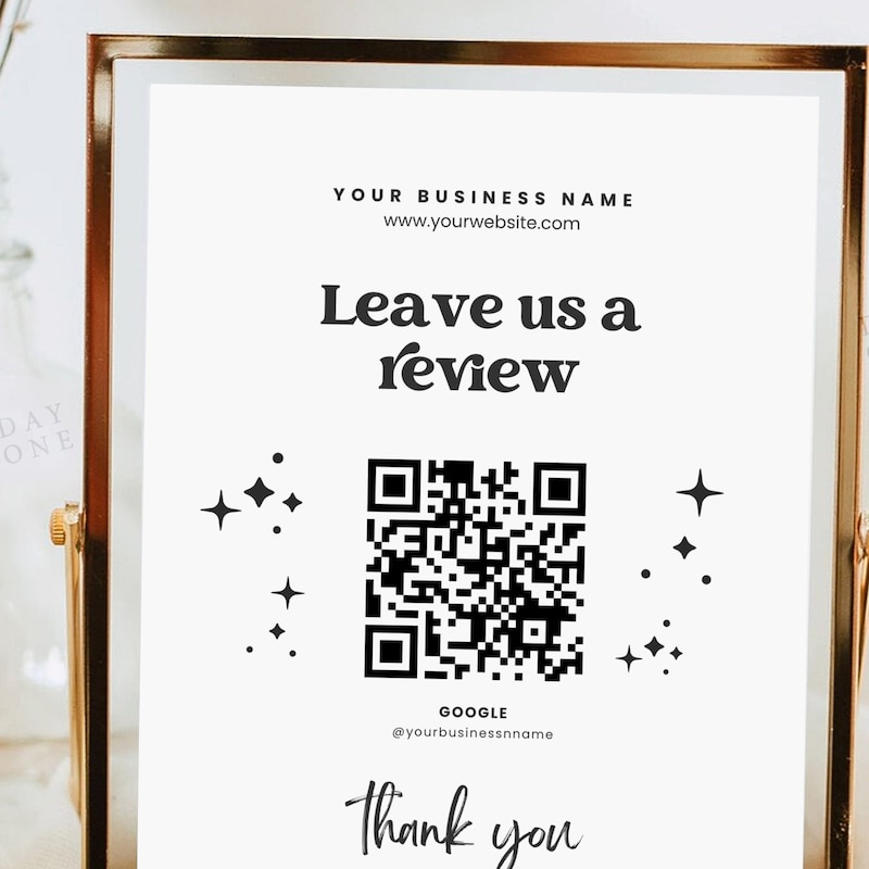 Google Review Template - Etsy