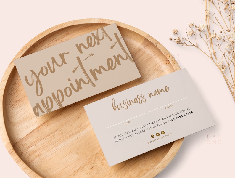 Printable Appointment Card Design Appointment Reminder - Etsy