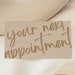 Printable Appointment Card Design, Appointment Reminder Template Canva ...