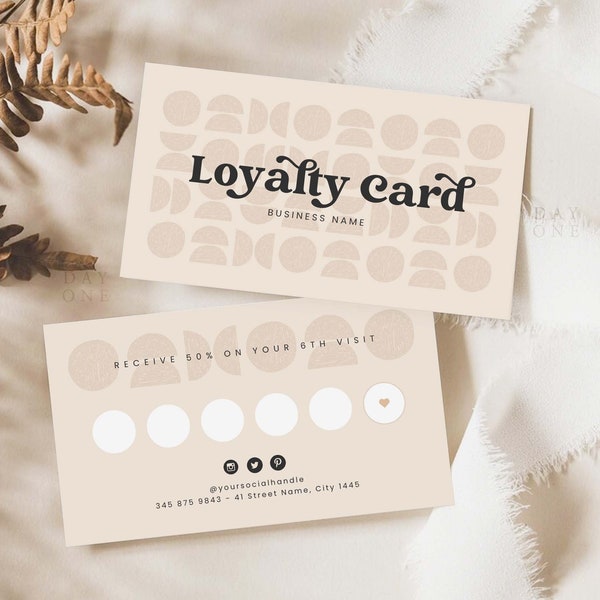 Stamp Punch Card - Etsy