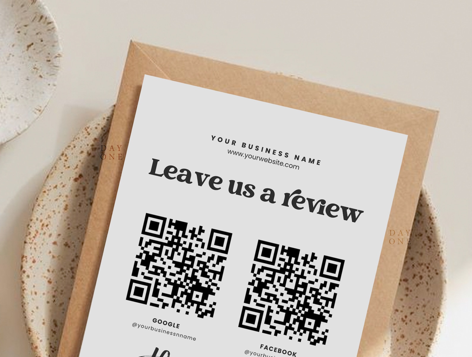 Ask for Review QR Code Sign Template Google Review Sign - Etsy