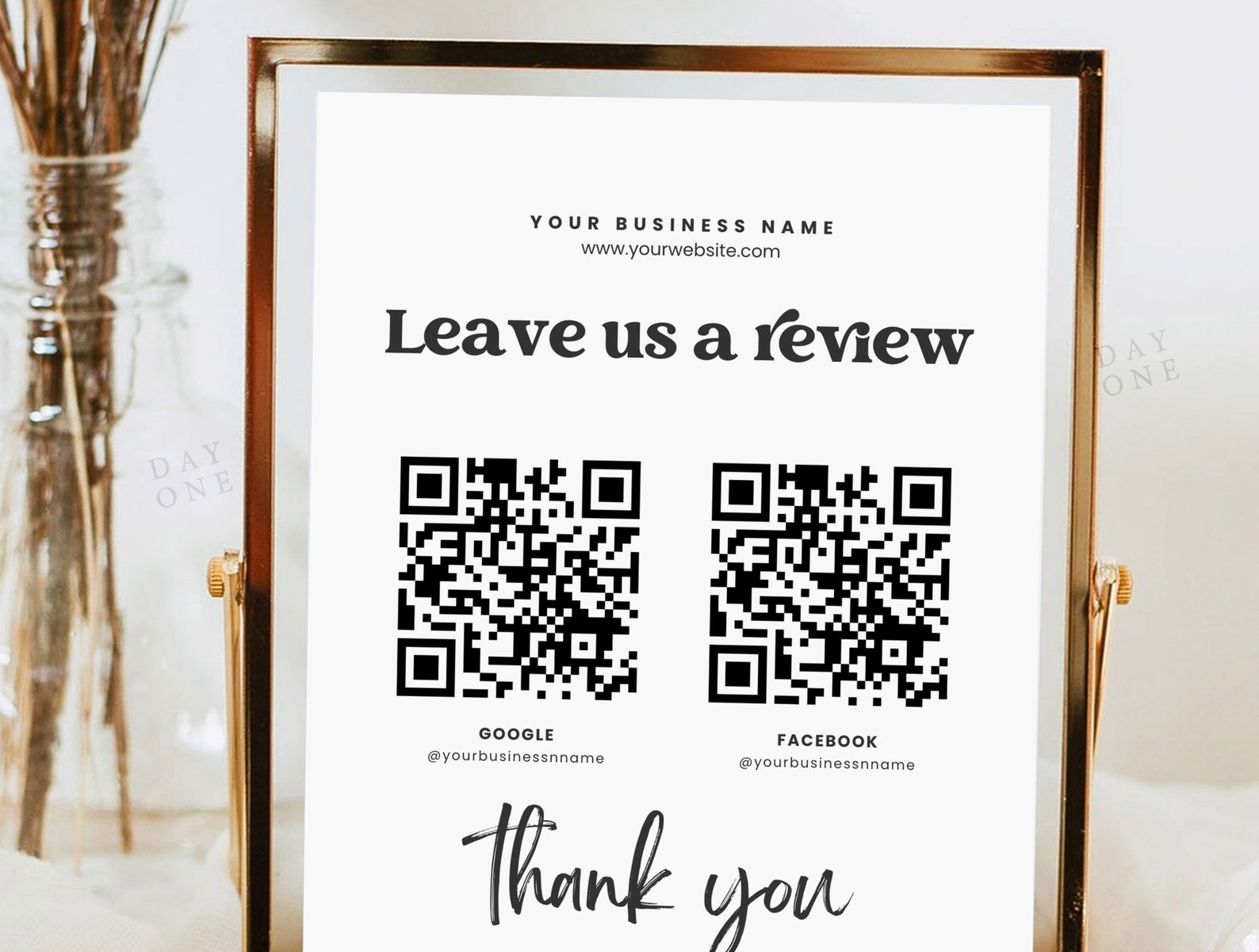 Ask for Review QR Code Sign Template Google Review Sign - Etsy