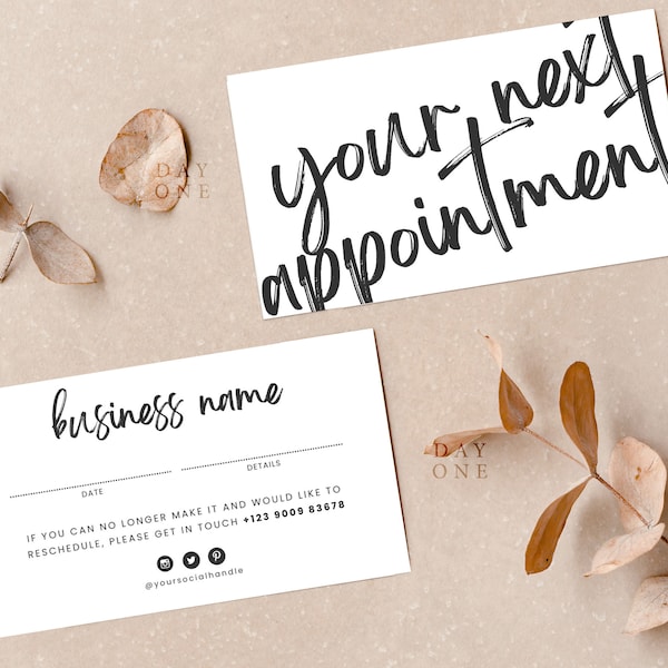 Canva Visit Card Template - Etsy