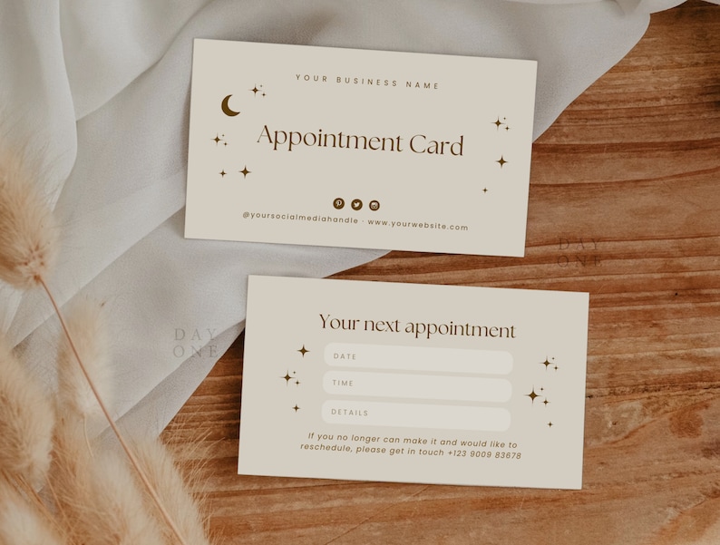 Printable Booking Reminder Template Canva Editable - Etsy