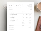 Invoice Template Editable PDF/ Word/ Googledocs/ Googlesheets Template, Customizable ...