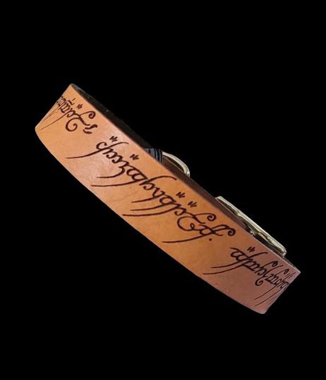 LOTR Collar - Custom - Leather Dog Collar - Handmade - Nerd Theme ...
