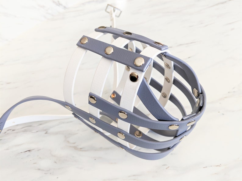 Biothane Basket Dog Muzzle Open Nose Adjustable Extra - Etsy