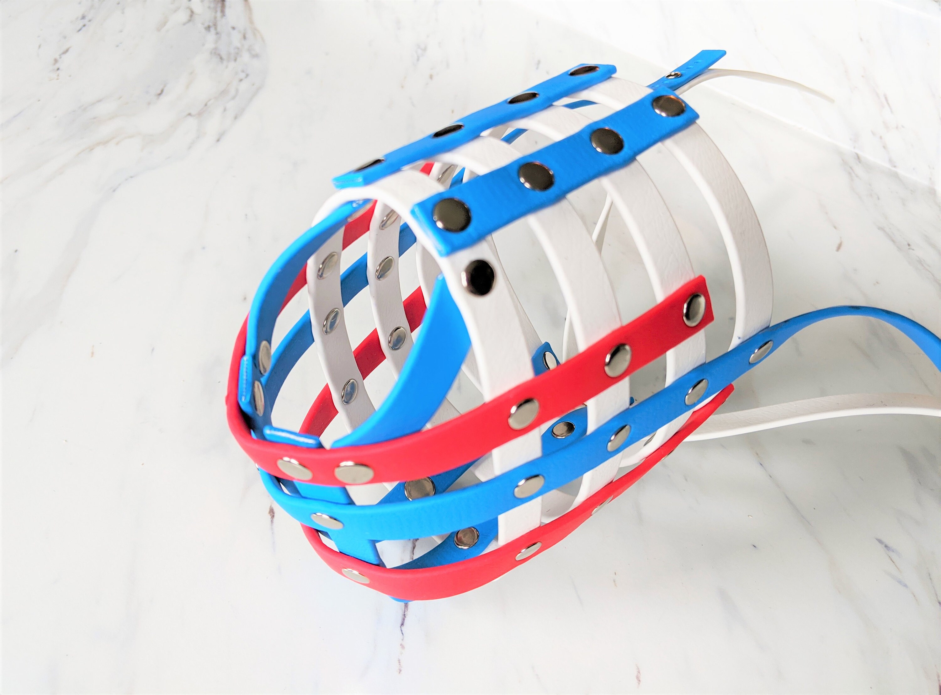 Biothane Basket Dog Muzzle Open Nose Adjustable Extra - Etsy