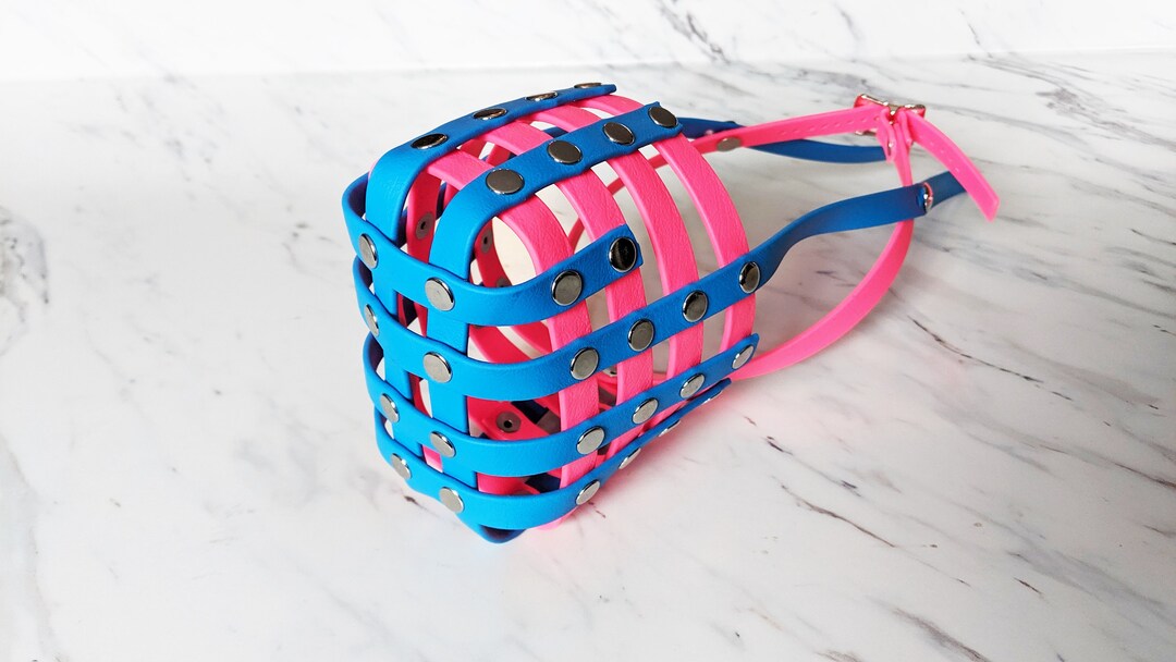 Biothane Basket Dog Muzzle Adjustable More Secure Extra Small to Extra ...