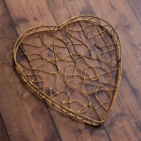 Wire Heart Basket - Etsy